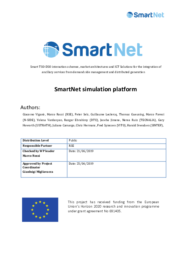 (PDF) SmartNet simulation platform