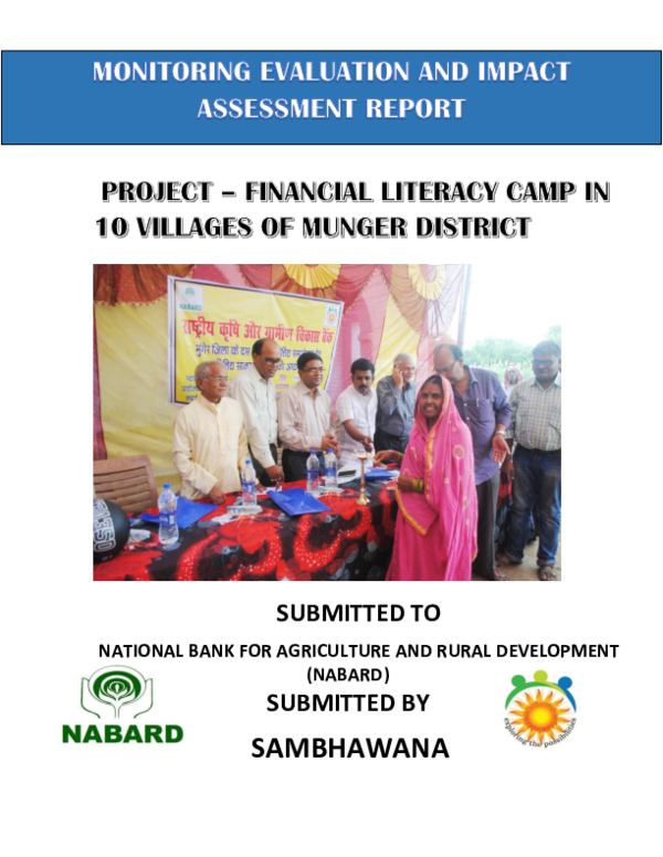 (PDF) PROJECT- Final evaluation report