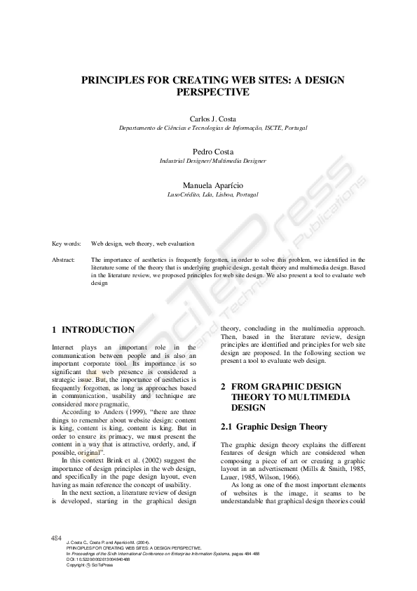 (PDF) Evaluating web site design