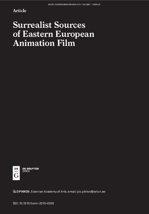 (PDF) Surrealist Sources of Eastern European Animation Film