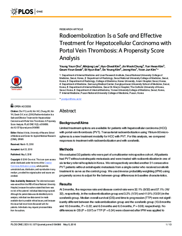 (PDF) Radioembolization Is a Safe and Effective Treatment for ...