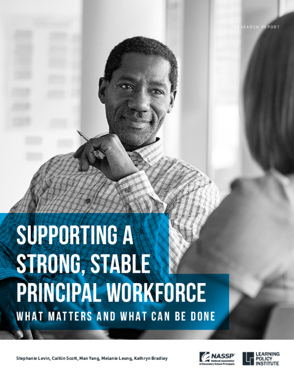 (PDF) Supporting a Strong, Stable Principal Workforce: What Matters and ...