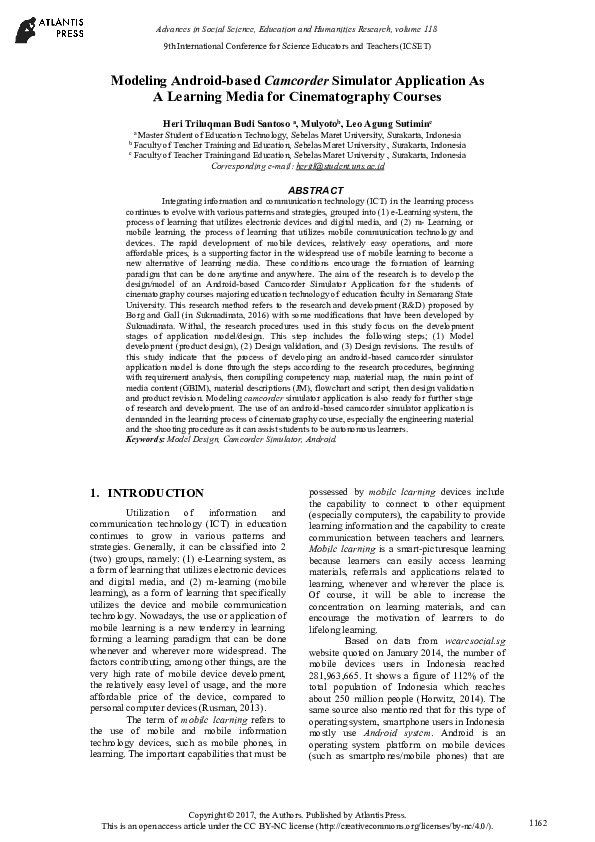 (PDF) Modeling Android-Based Camcorder Simulator Application as A ...