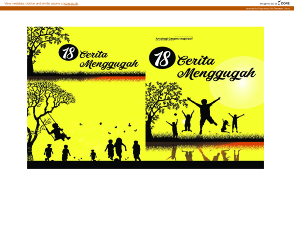 (PDF) Antologi Cerpen Inspiratif 18 Cerita Menggugah