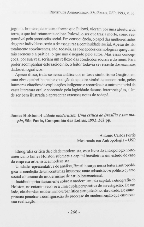 (PDF) A cidade modernista. Uma crítica de Brasília e sua utopia