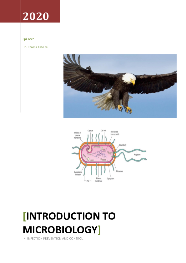 (PDF) INTRODUCTION TO MICROBIOLOGY FOR IPC (1)
