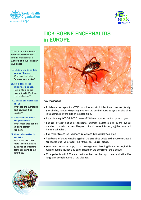 (PDF) Tick-borne encephalitis in Europe