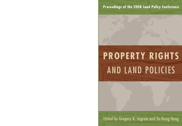 (PDF) ProPErtY rIGHts and Land PoLIcIEs