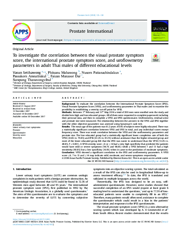(PDF) To investigate the correlation between the visual prostate ...