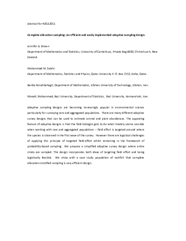 (PDF) Complete allocation sampling: an efficient and easily implemented adaptive sampling design ...