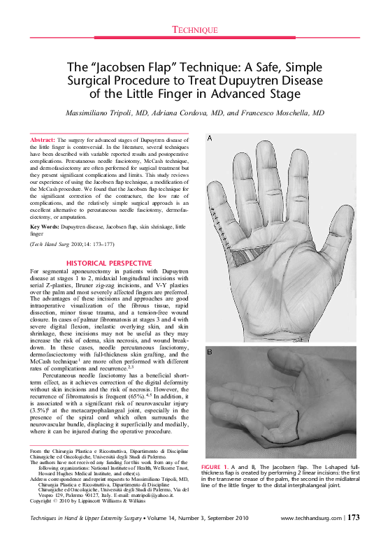 (PDF) The “Jacobsen Flap” Technique: A Safe, Simple Surgical Procedure ...