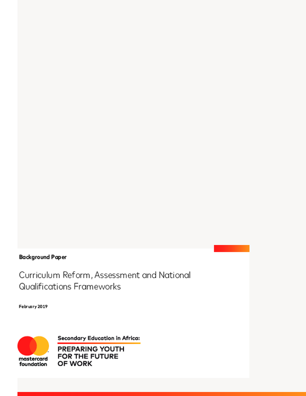 Pdf Curriculum Reform Assessment And National Qualifications Frameworks
