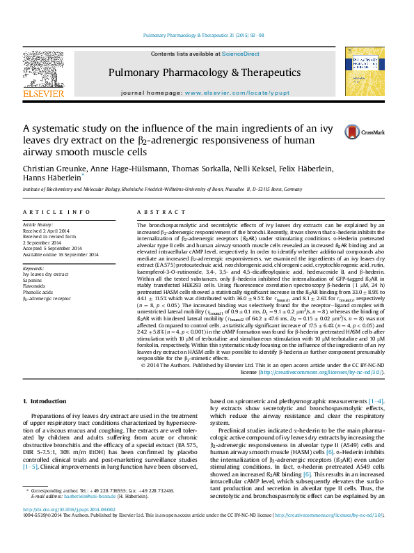 (PDF) A systematic study on the influence of the main ingredients of an ...