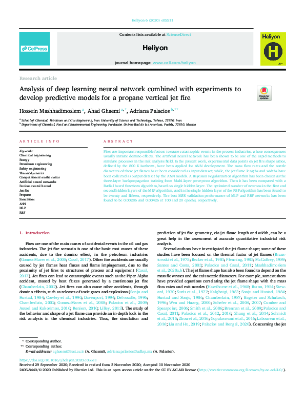 (PDF) Analysis of deep learning neural network combined with experiments to develop predictive ...
