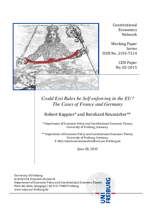 (PDF) Constitutional Economics Network