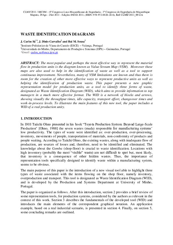 (PDF) Waste identification diagrams