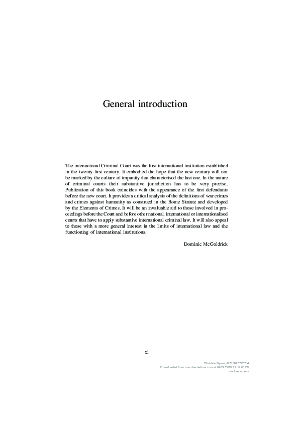 (PDF) General introduction