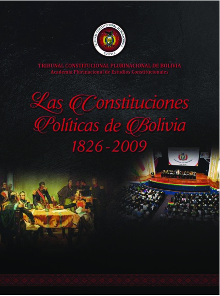 (PDF) LAS CONSTITUCIONES POLÍTICAS DE BOLIVIA 1826 - 2009