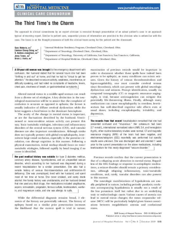 (PDF) The third time's the charm