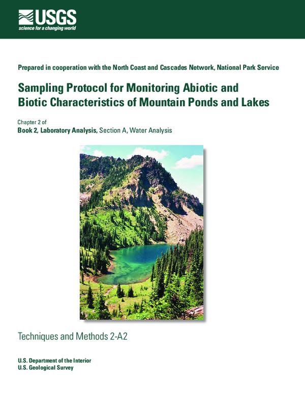 (PDF) Sampling protocol for monitoring abiotic and biotic ...