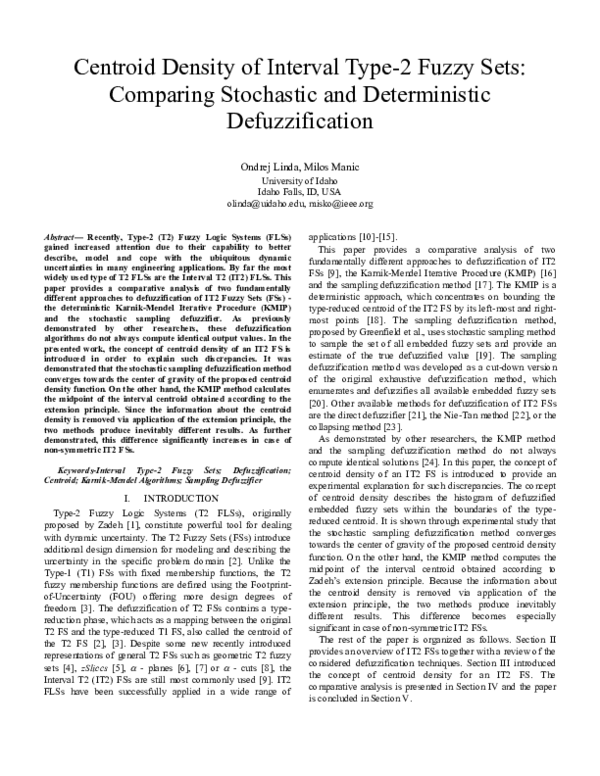(PDF) Centroid density of interval type-2 fuzzy sets: Comparing ...