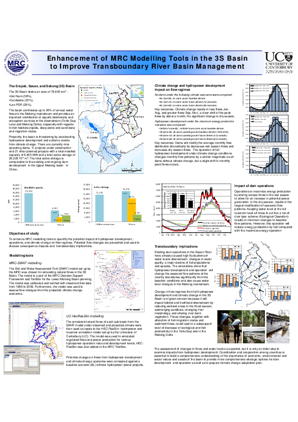 (PDF) Enhancement of MRC Modelling Tools in the 3S Basin to Improve ...