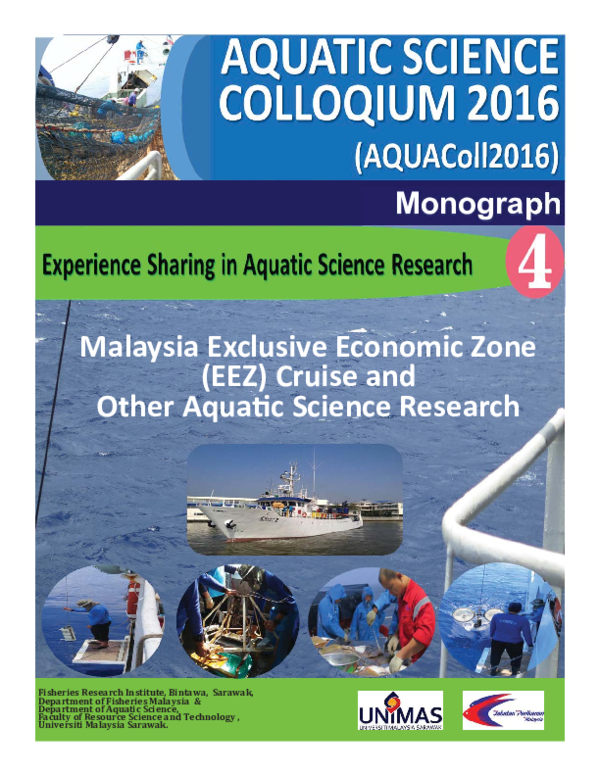 (PDF) Aquatic Science Colloquium 2016: Experiences Sharing in Aquatic ...