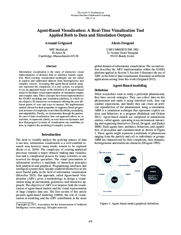 (PDF) Agent-Based Visualization: A Real-Time Visualization Tool Applied Both to Data and ...