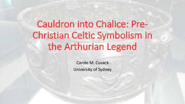 (PDF) Cauldron into Chalice: Pre-Christian Celtic Symbolism in the ...