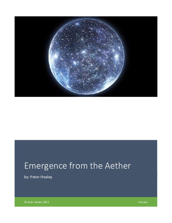(PDF) Emergence from the Aether