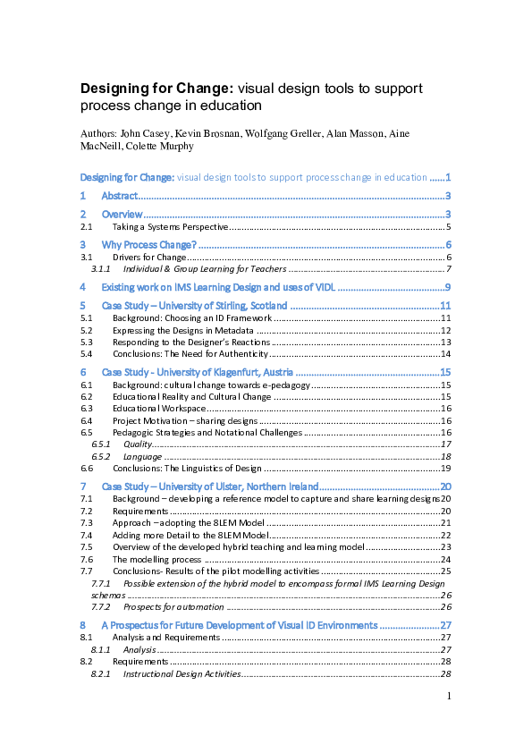 (PDF) Designing for Change
