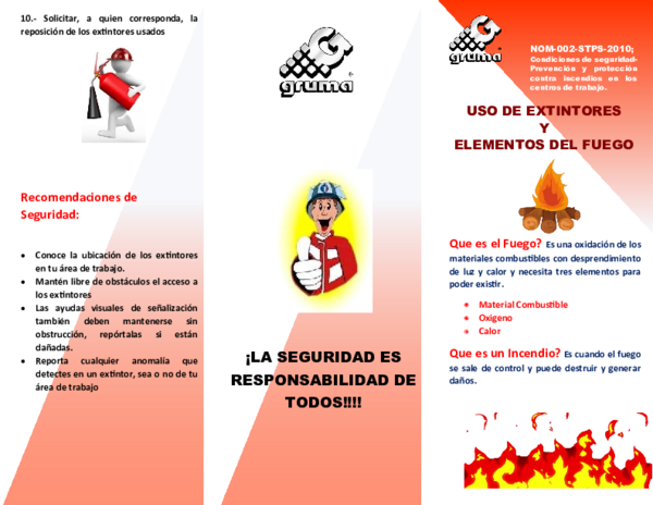 (DOC) Triptico manejo de extintores