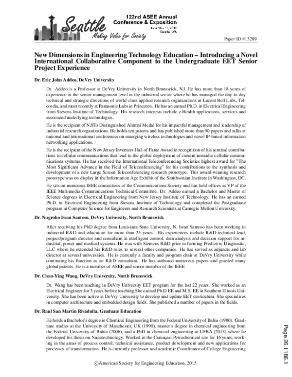 (PDF) New Dimensions in Engineering Technology Education – Introducing ...