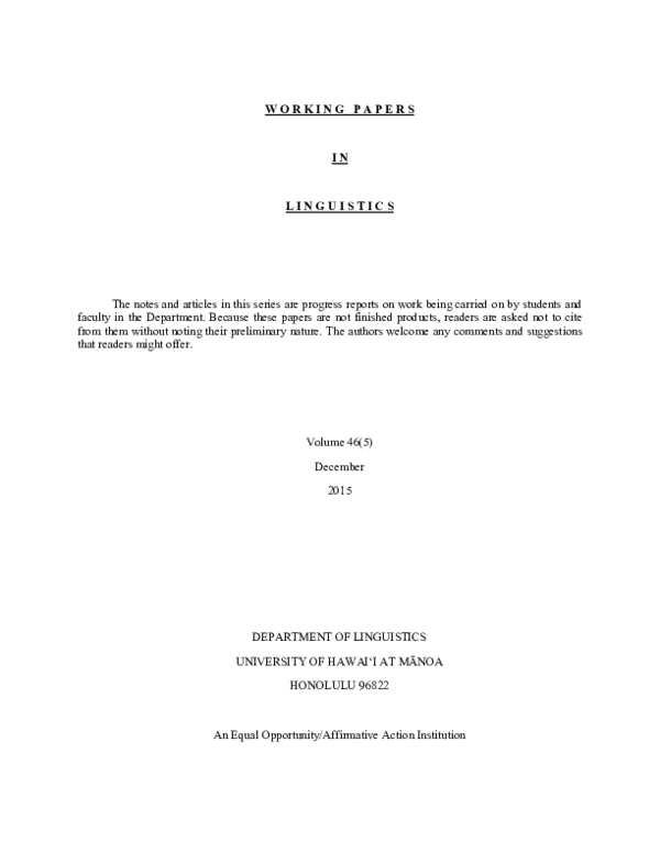 (PDF) Language vs. dialect in language cataloguing: the vexed case of ...