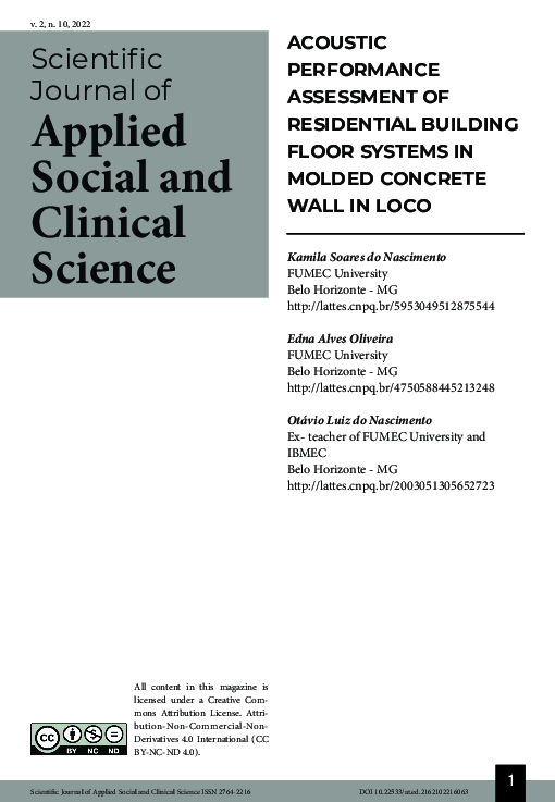 (PDF) ACOUSTIC PERFORMANCE ASSESSMENT OF RESIDENTIAL BUILDING FLOOR ...