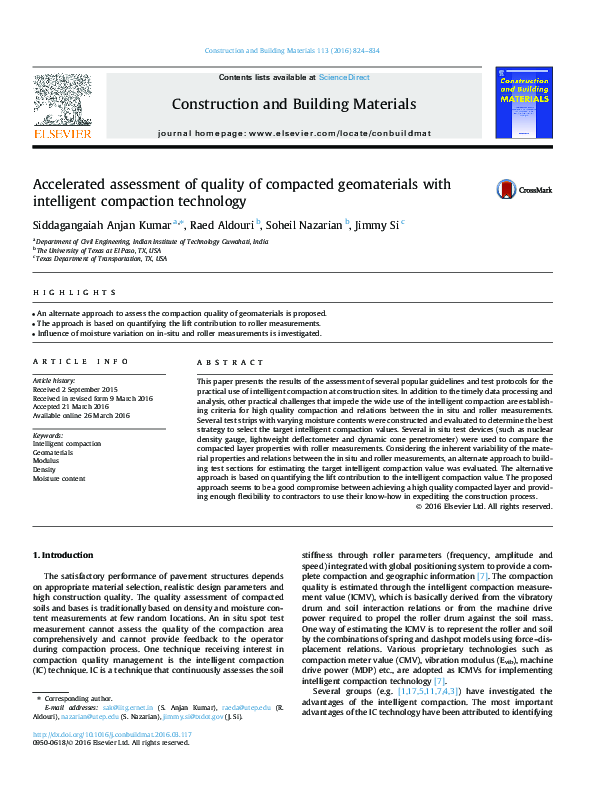 (PDF) Accelerated assessment of quality of compacted geomaterials with ...