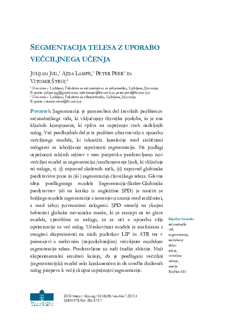 (PDF) Body Segmentation Using Multi-task Learning