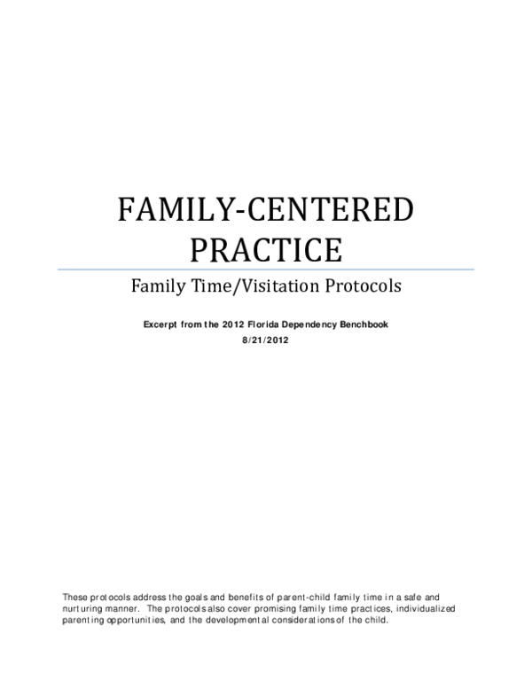 (PDF) Family-Centered Practice