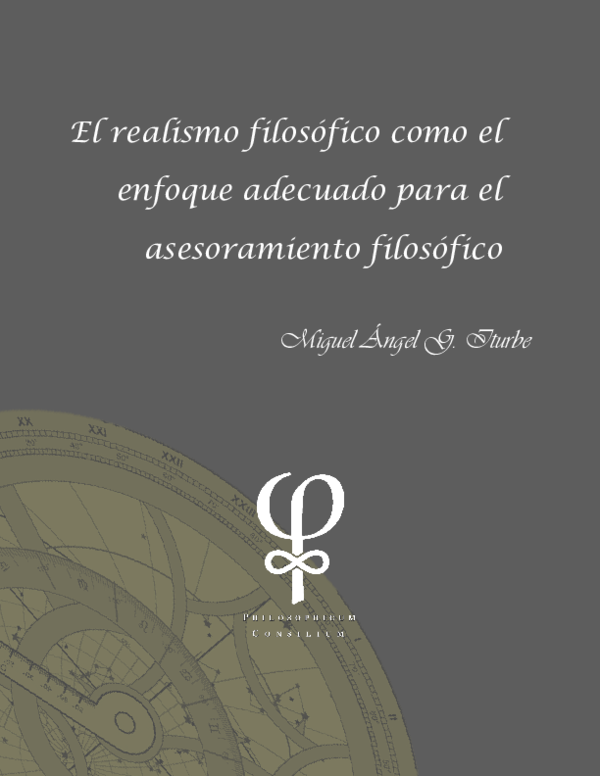 (PDF) El realismo filosófico como enfoque adecuado para el ...