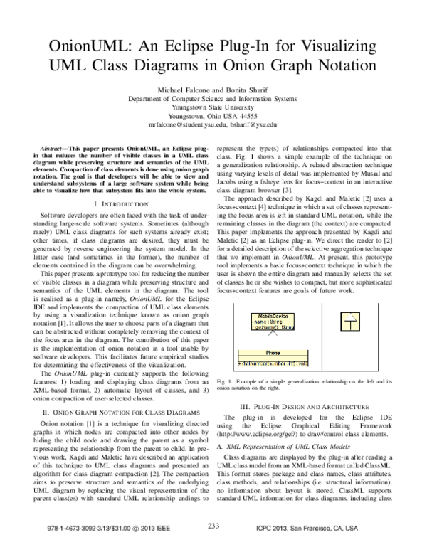 (PDF) OnionUML: An Eclipse plug-in for visualizing UML class diagrams ...