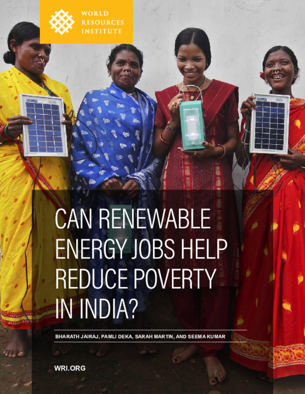 (PDF) Can Renewable Energy Jobs Help Reduce Poverty in India