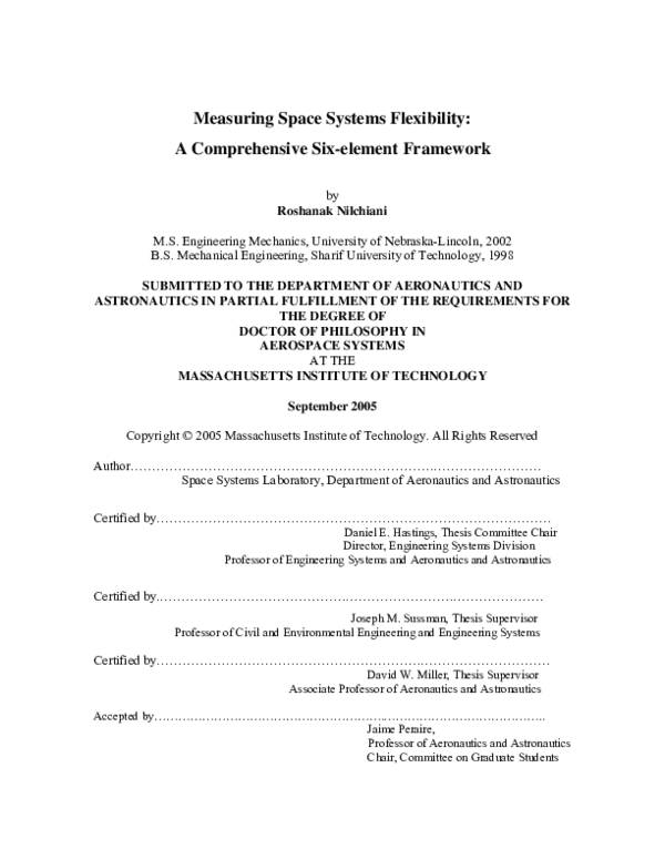 (PDF) Measuring space systems flexibility: a comprehensive six-element ...