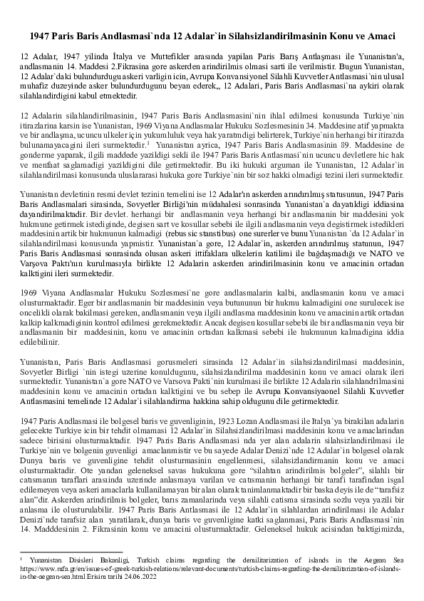 (PDF) 1947 Paris Baris Andlasmasi`nda 12 Adalar`in ...