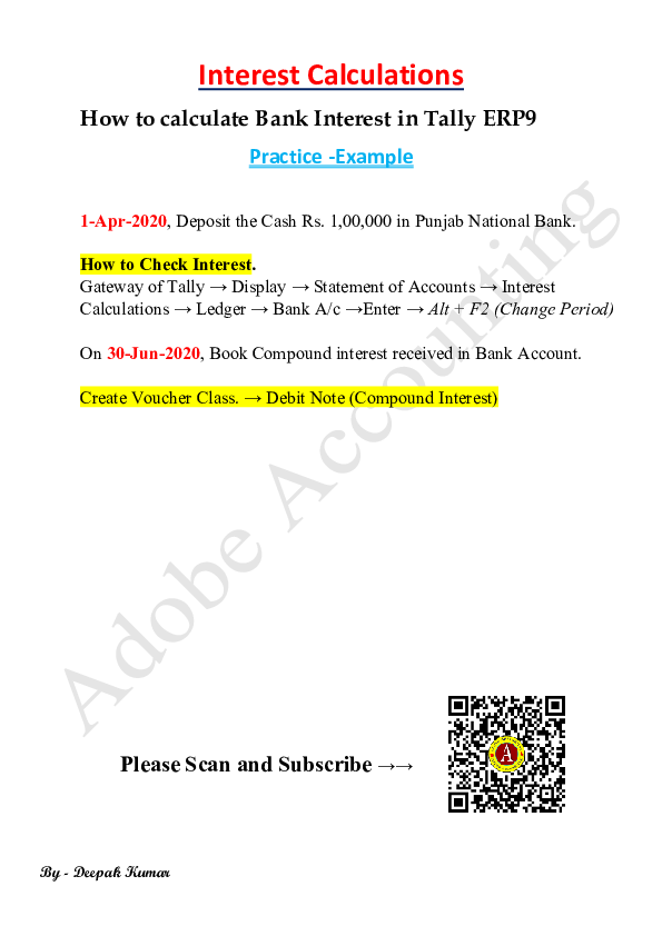 (PDF) Interest-Calculation