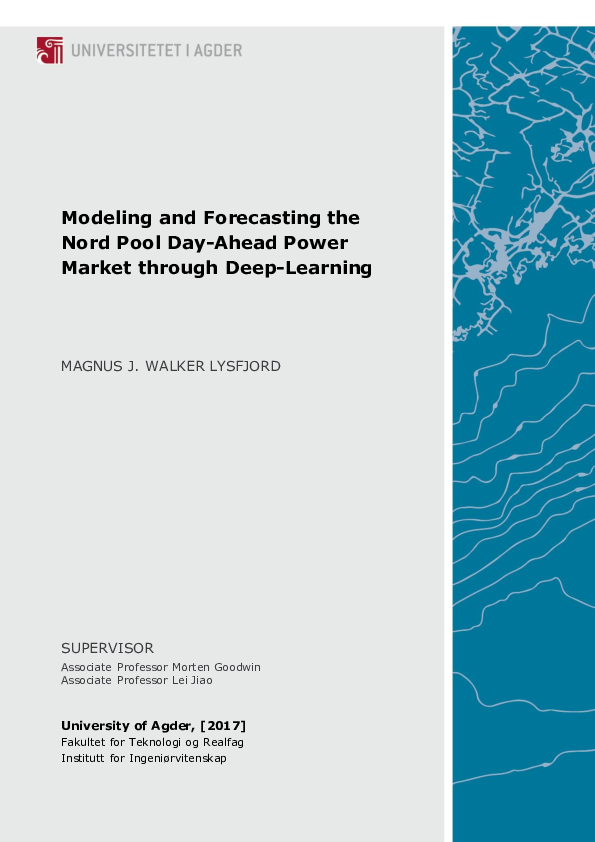 (PDF) Modeling and Forecasting the Nord Pool Day-Ahead Power Market ...