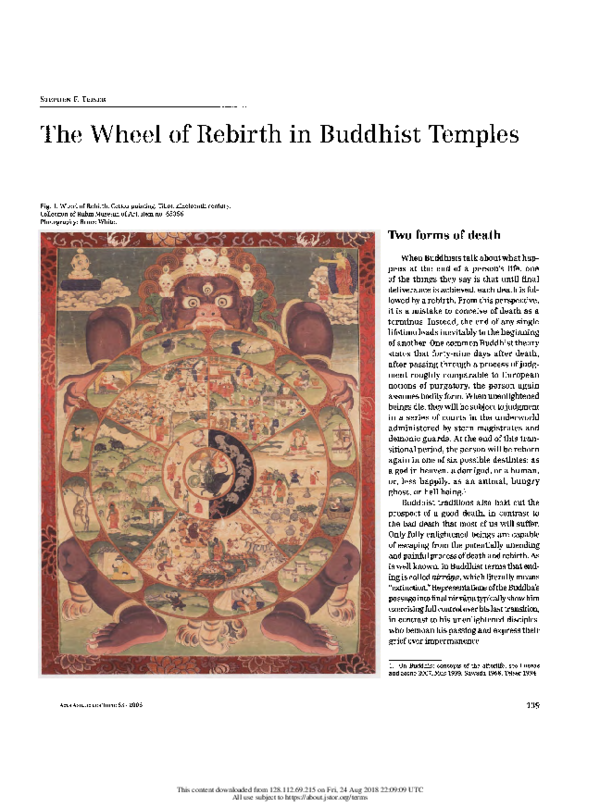 (PDF) The Wheel of Rebirth in Buddhist Temples