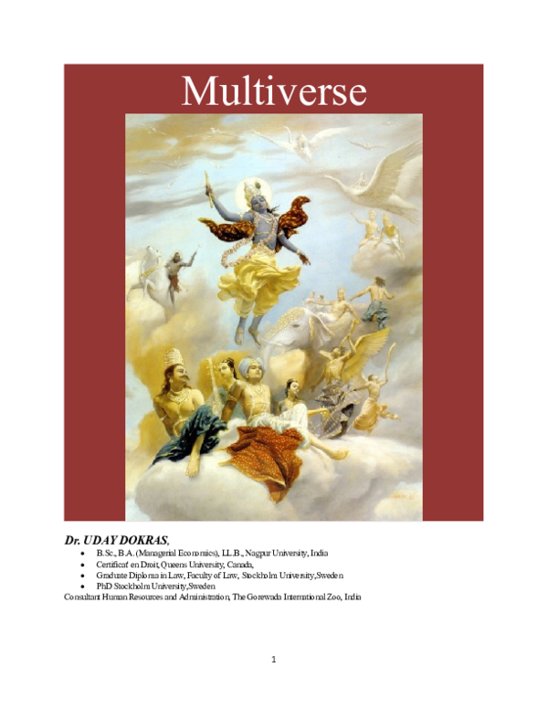 (DOC) The Concept of the Multiverse in Hinduism