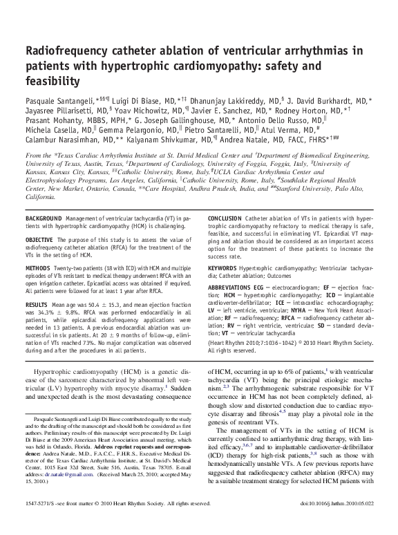 (PDF) Radiofrequency catheter ablation of ventricular tachycardia from ...