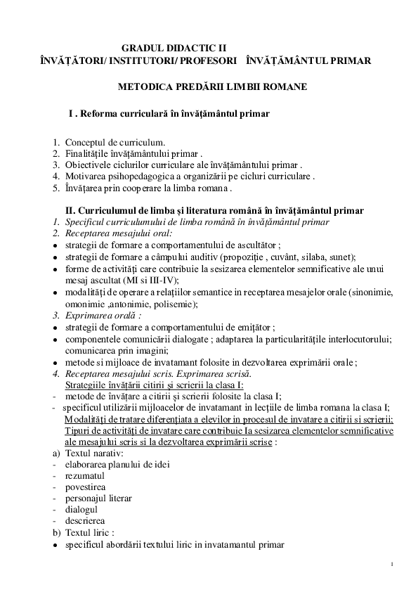 (PDF) INVATATORI INSTITUTORI PROF INV PRIMAR GR II PROGRAMA