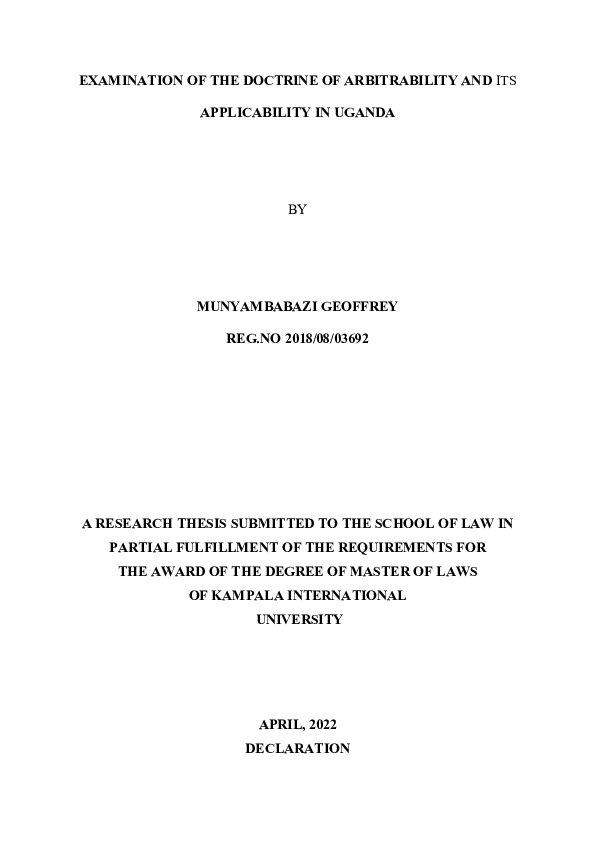 (DOC) GEOFFREY LLM THESIS FINAL COPY